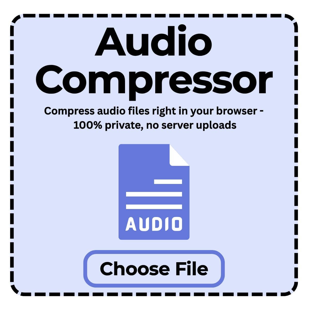 Audio Compressor | FreeCompress